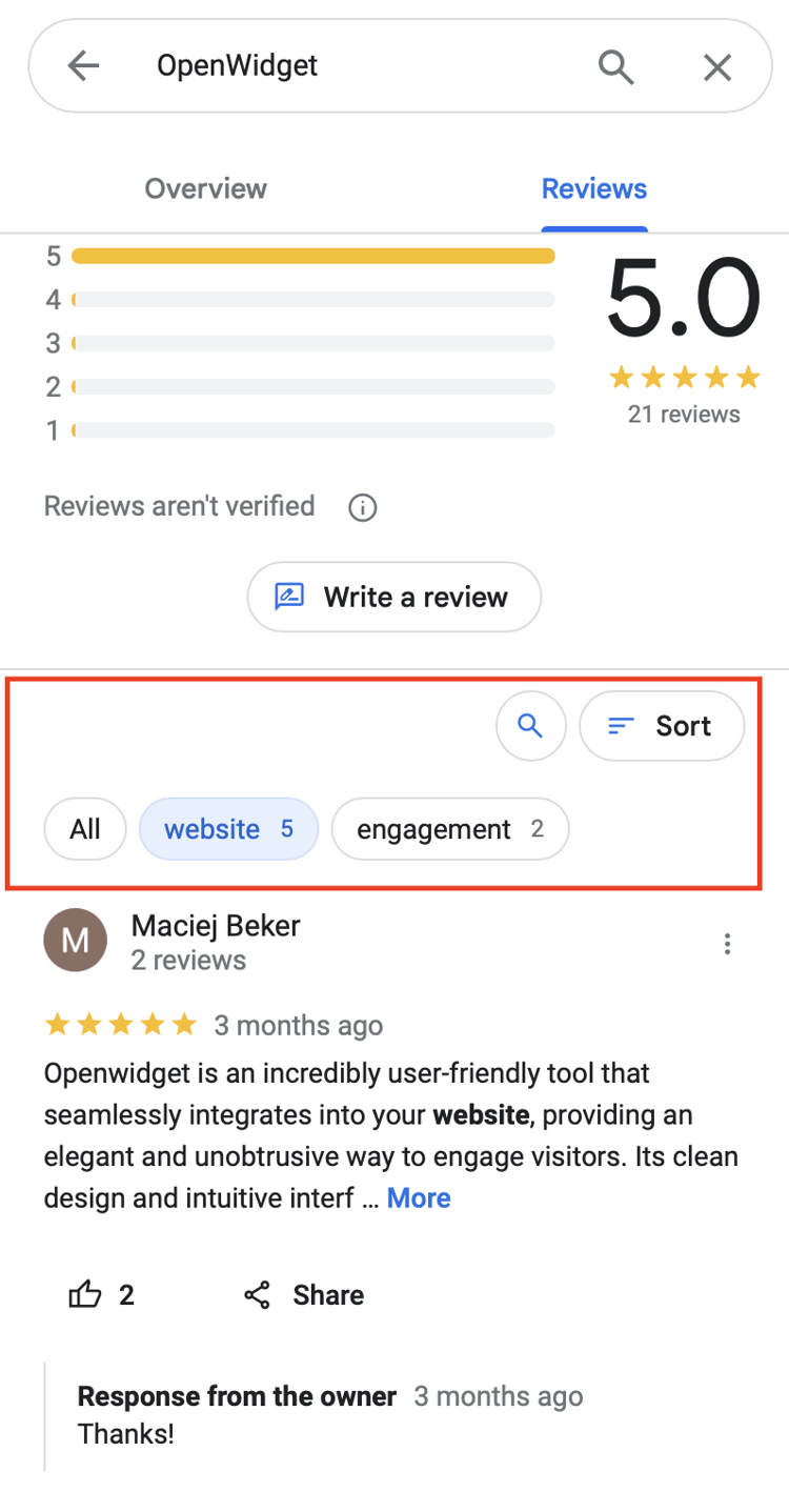 How to Do Google Reviews Search by Name or Keywords